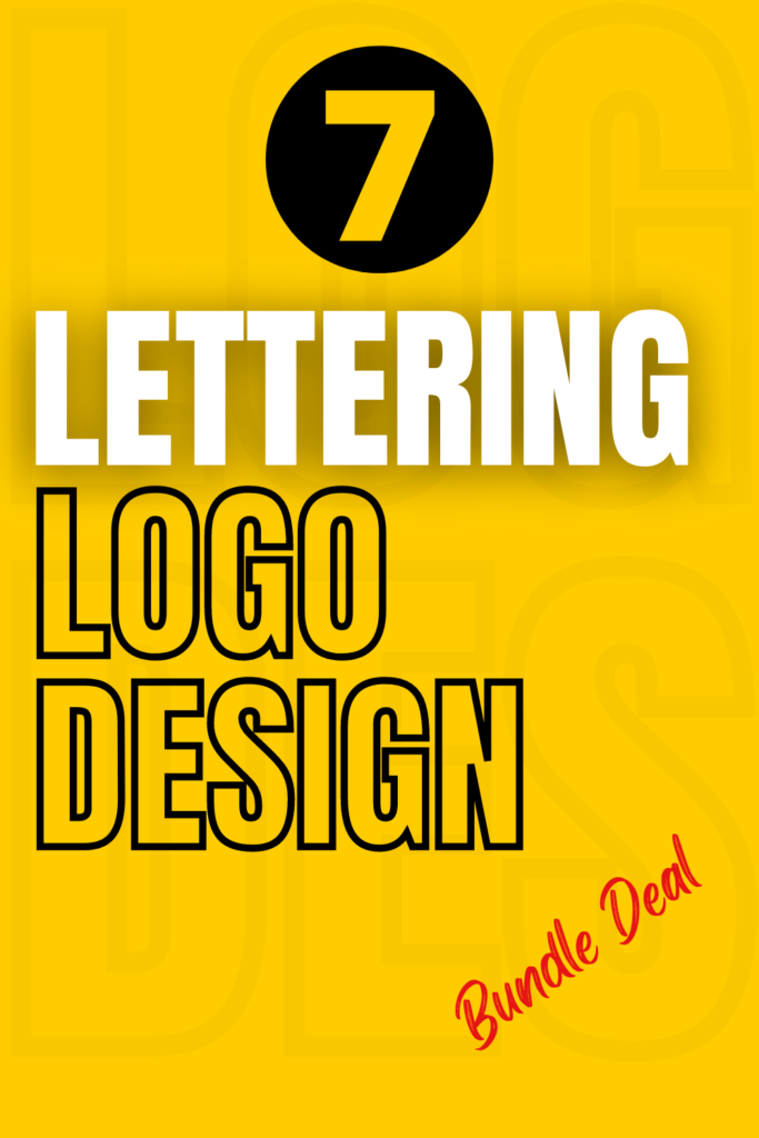 7 minimal lettering logo designs - MasterBundles