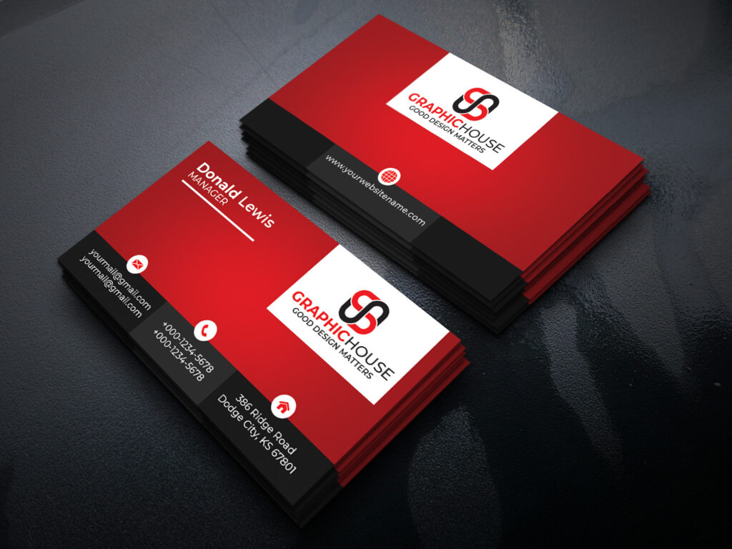 4 Different Style Business Card - MasterBundles