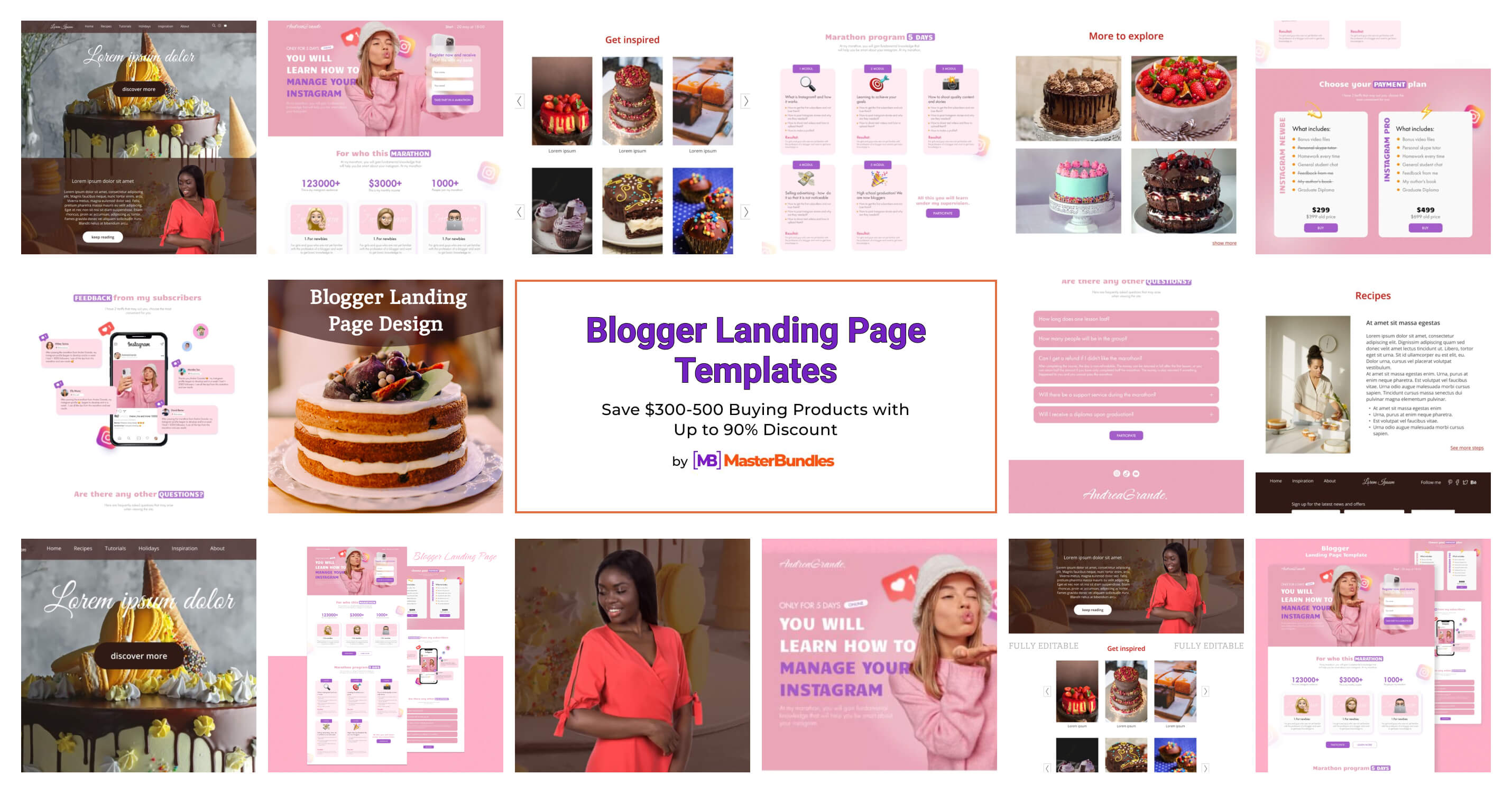 176+ Blogger Landing Page Templates 2025 - MasterBundles