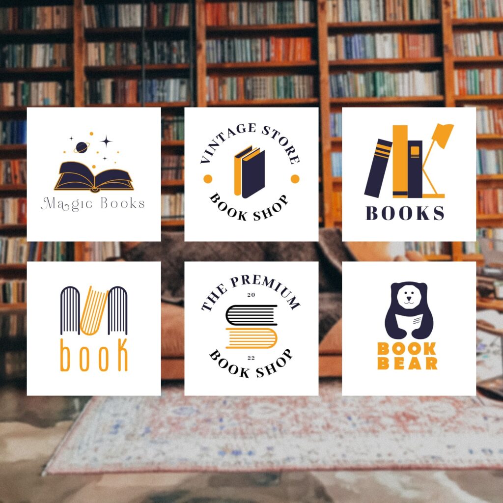 6 Book Logo Design Templates – MasterBundles