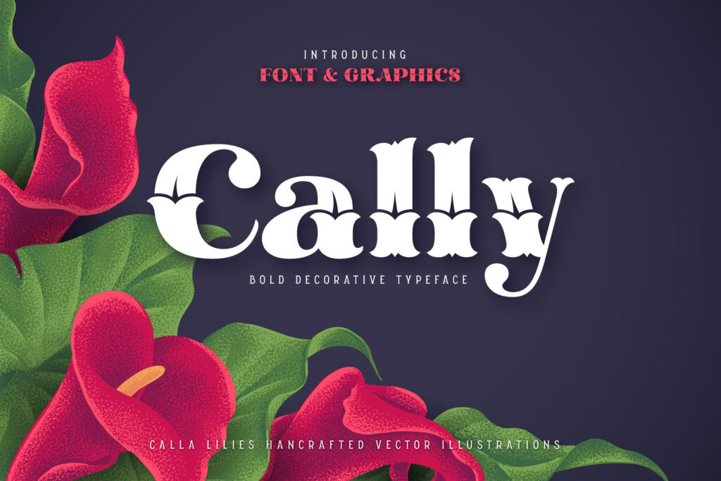 Cally Font & Graphics - MasterBundles
