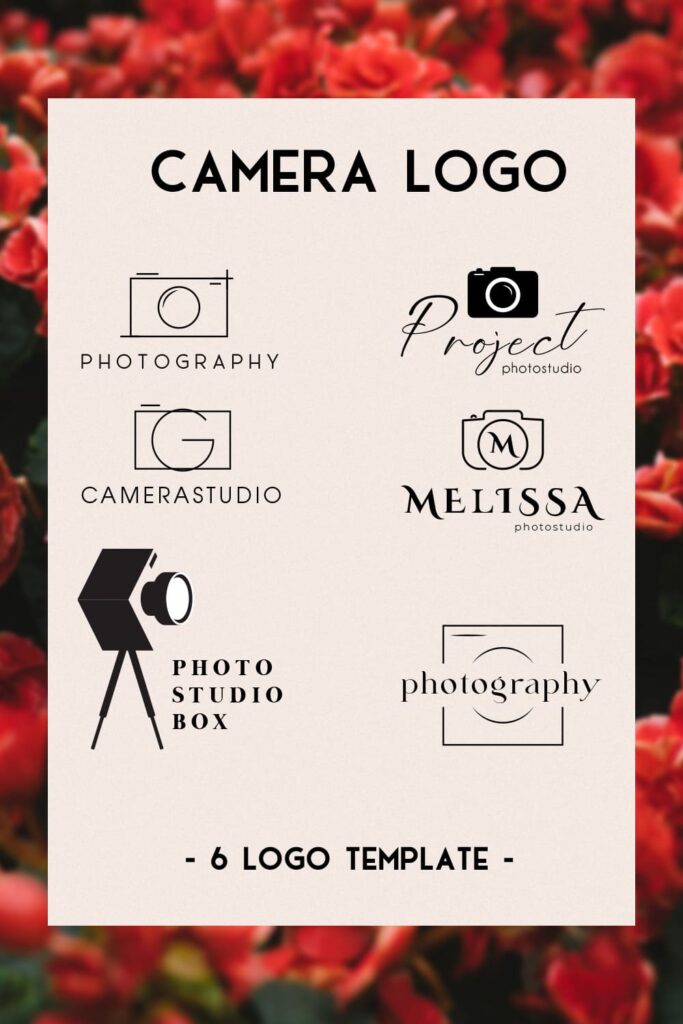 6 Camera Logo Design Templates – MasterBundles