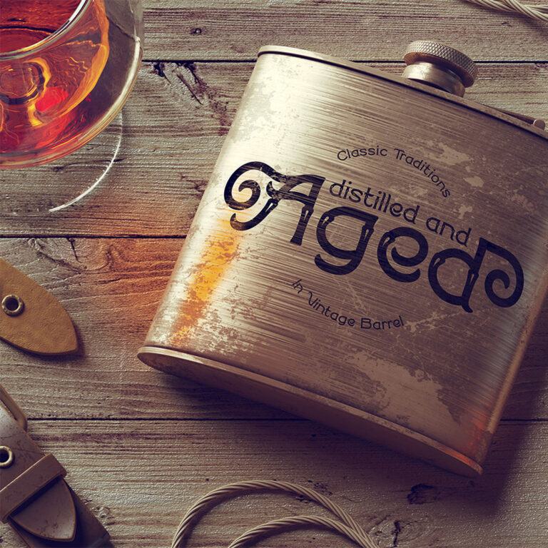 Cheer inside. Font, mockup, template - MasterBundles