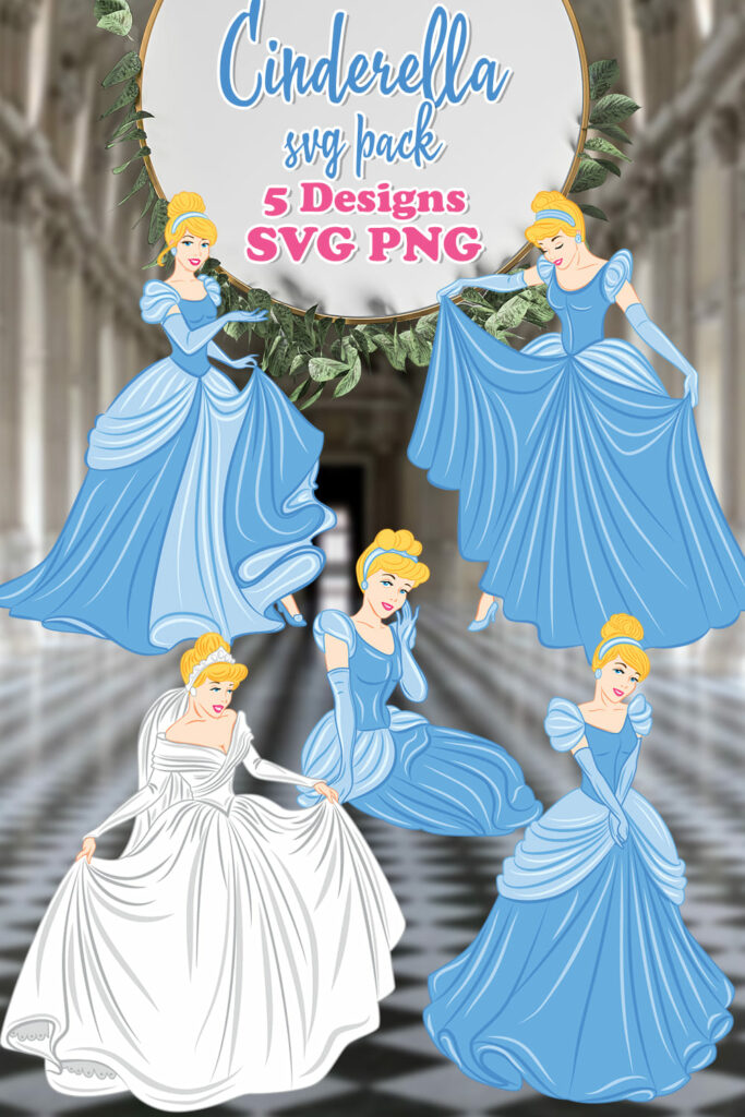 5 Cinderella SVG Designs – MasterBundles