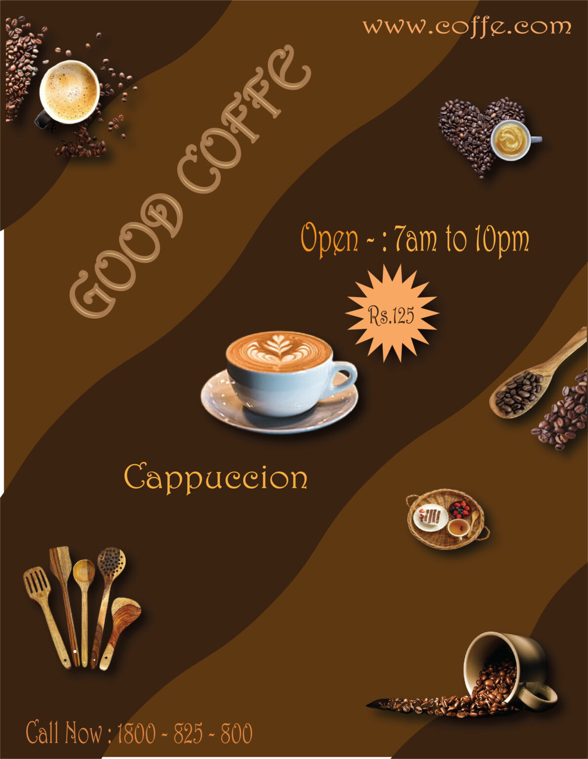 coffee poster design - MasterBundles