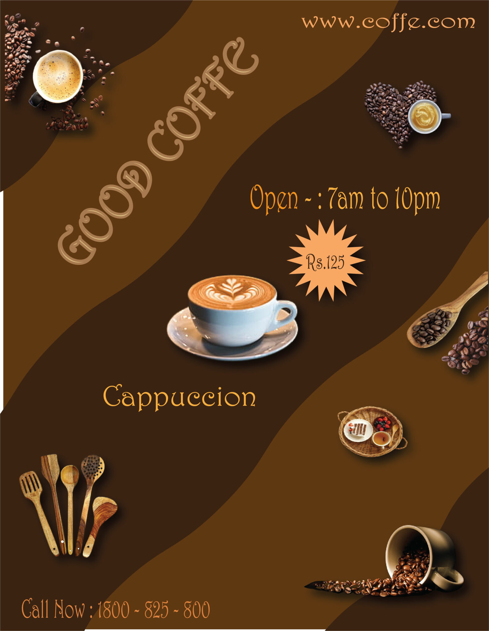 coffee poster design - MasterBundles