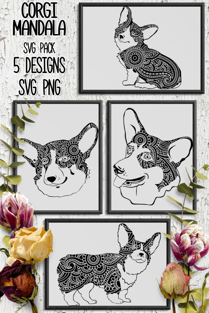 Corgi Mandala SVG Pack – MasterBundles