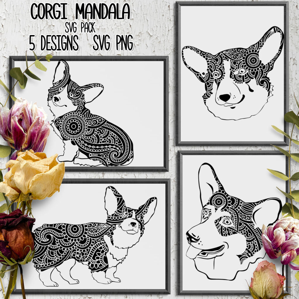 French Bulldog Mandala SVG Designs | Master Bundles