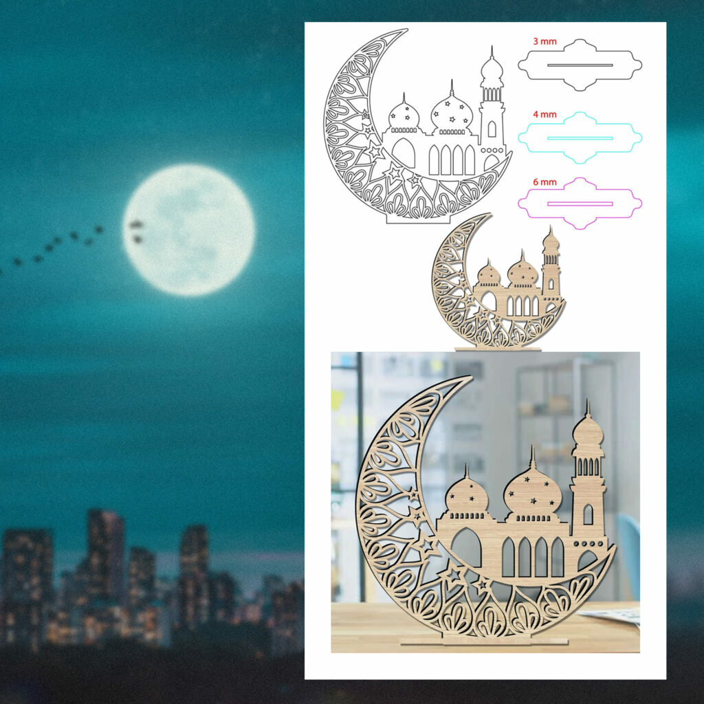 Crescent Moon Table Top Decor Products – MasterBundles