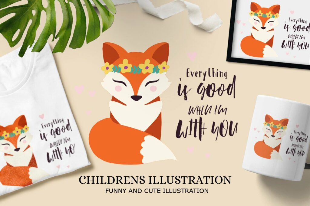 Fox Illustration / SVG Illustration – MasterBundles
