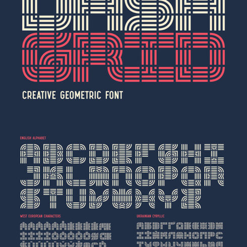 Dash Grid font | MasterBundles