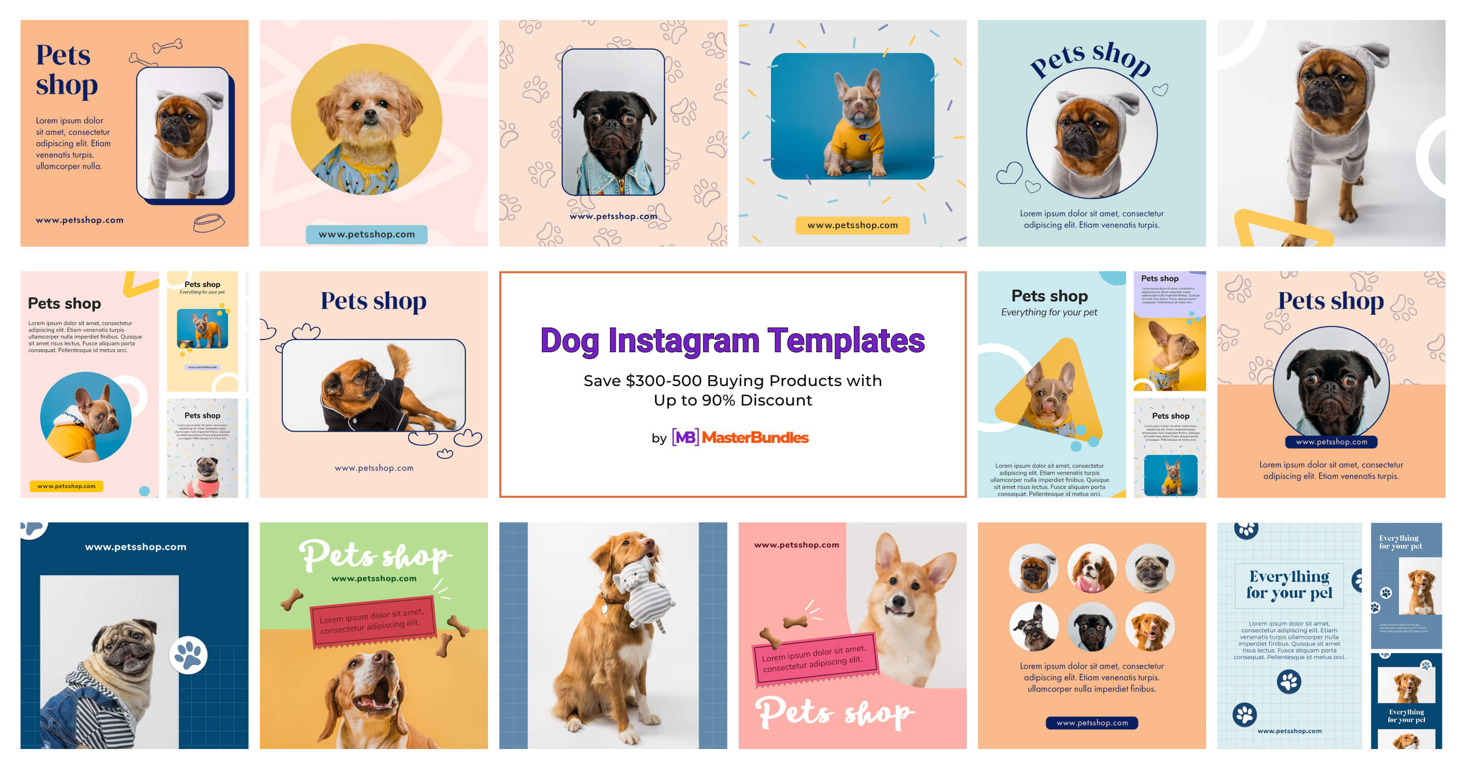 13+ Dog Instagram Templates for 2025 - MasterBundles