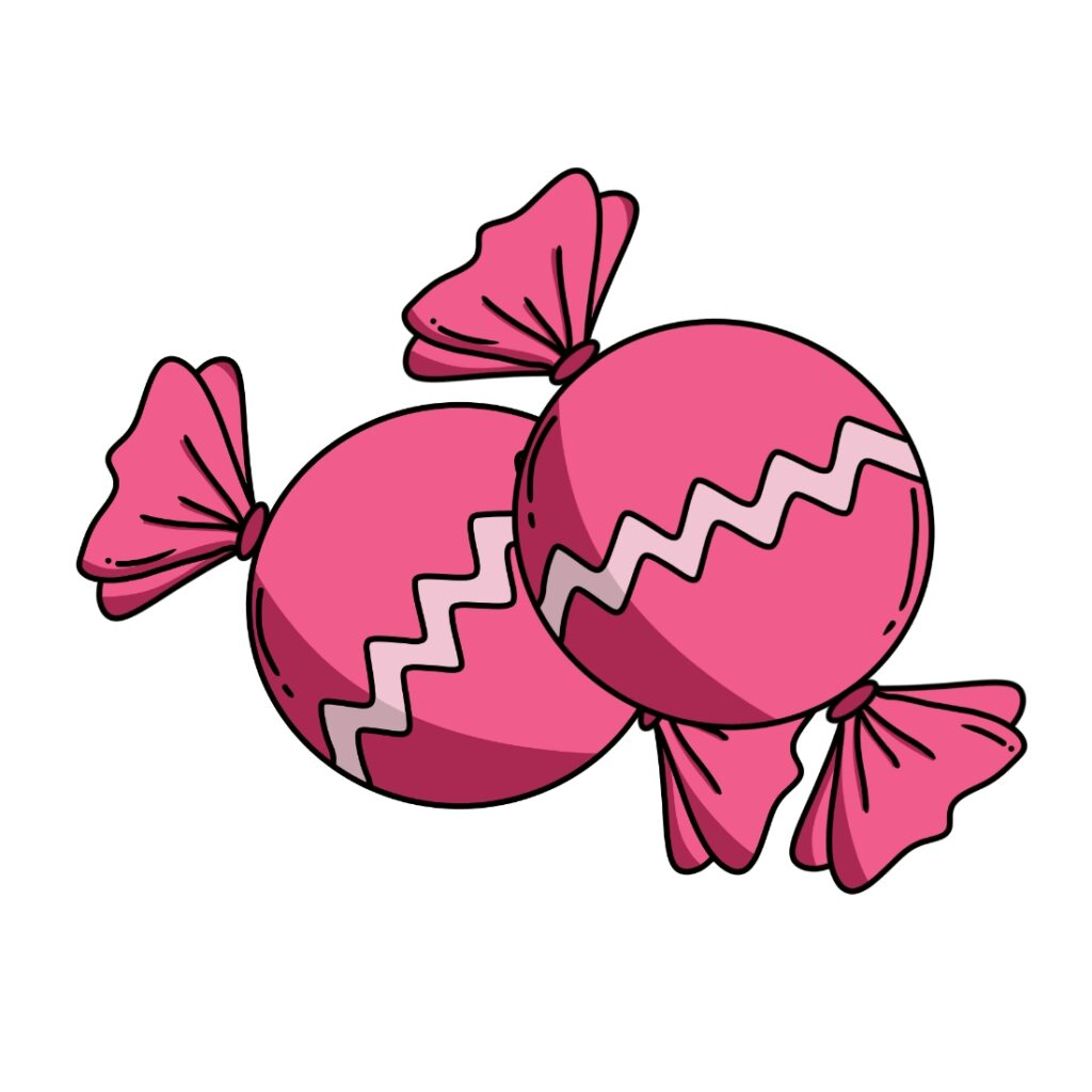 8 cute candy sticker pack color- only $12 - MasterBundles