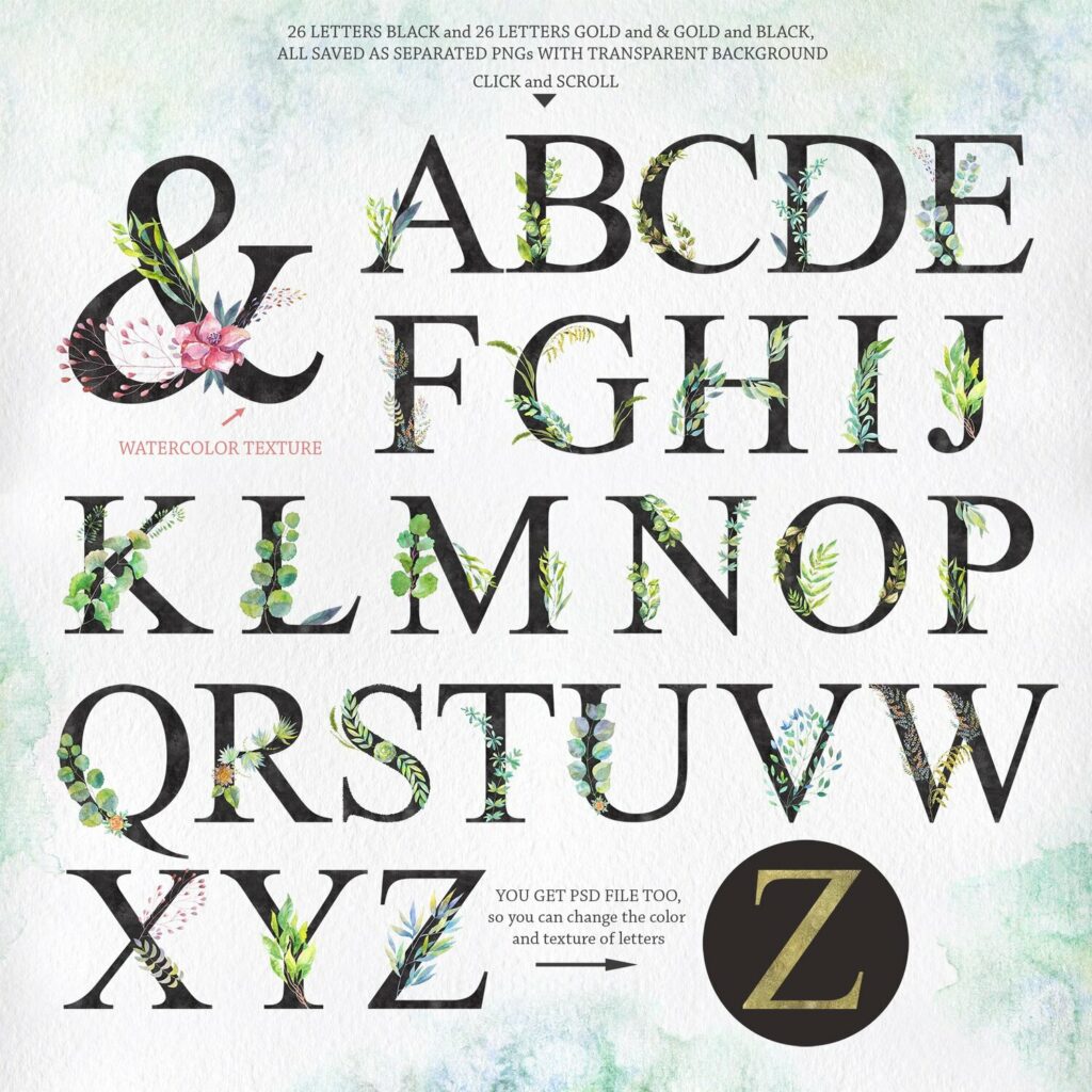 Spring Story Watercolor set – MasterBundles