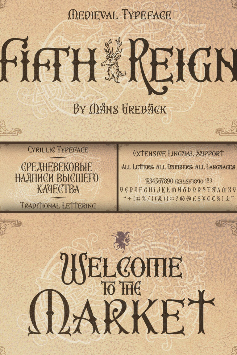 Fifth Reign – Decorative Typeface! – MasterBundles