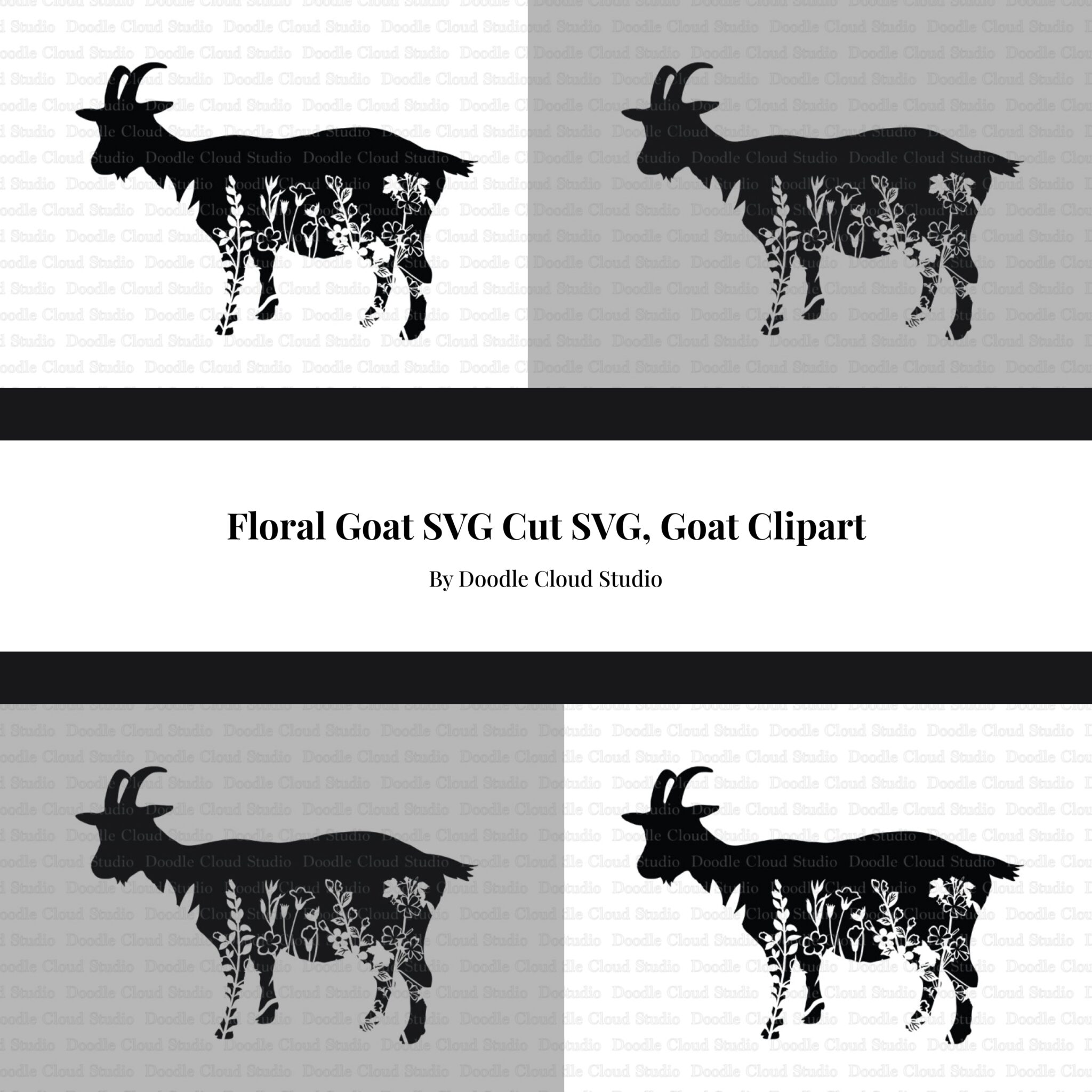 Goat SVG Bundle – MasterBundles