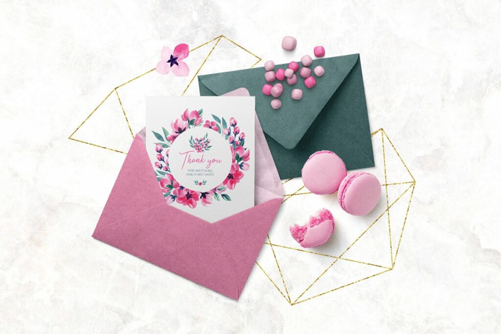 Pink Floral Watercolor BUNDLE! – MasterBundles