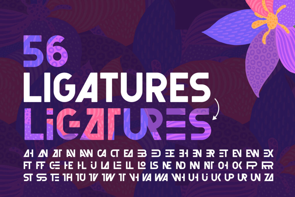 Florry font & graphics. - MasterBundles