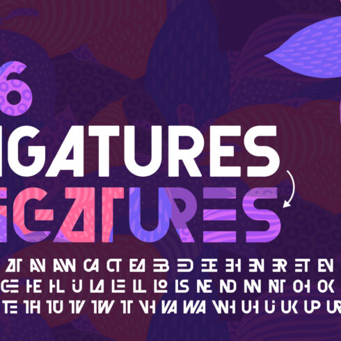 Florry font & graphics. | MasterBundles