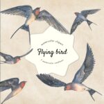 Flying Bird Watercolor Clipart, Swallow Artwork Clip Art – MasterBundles