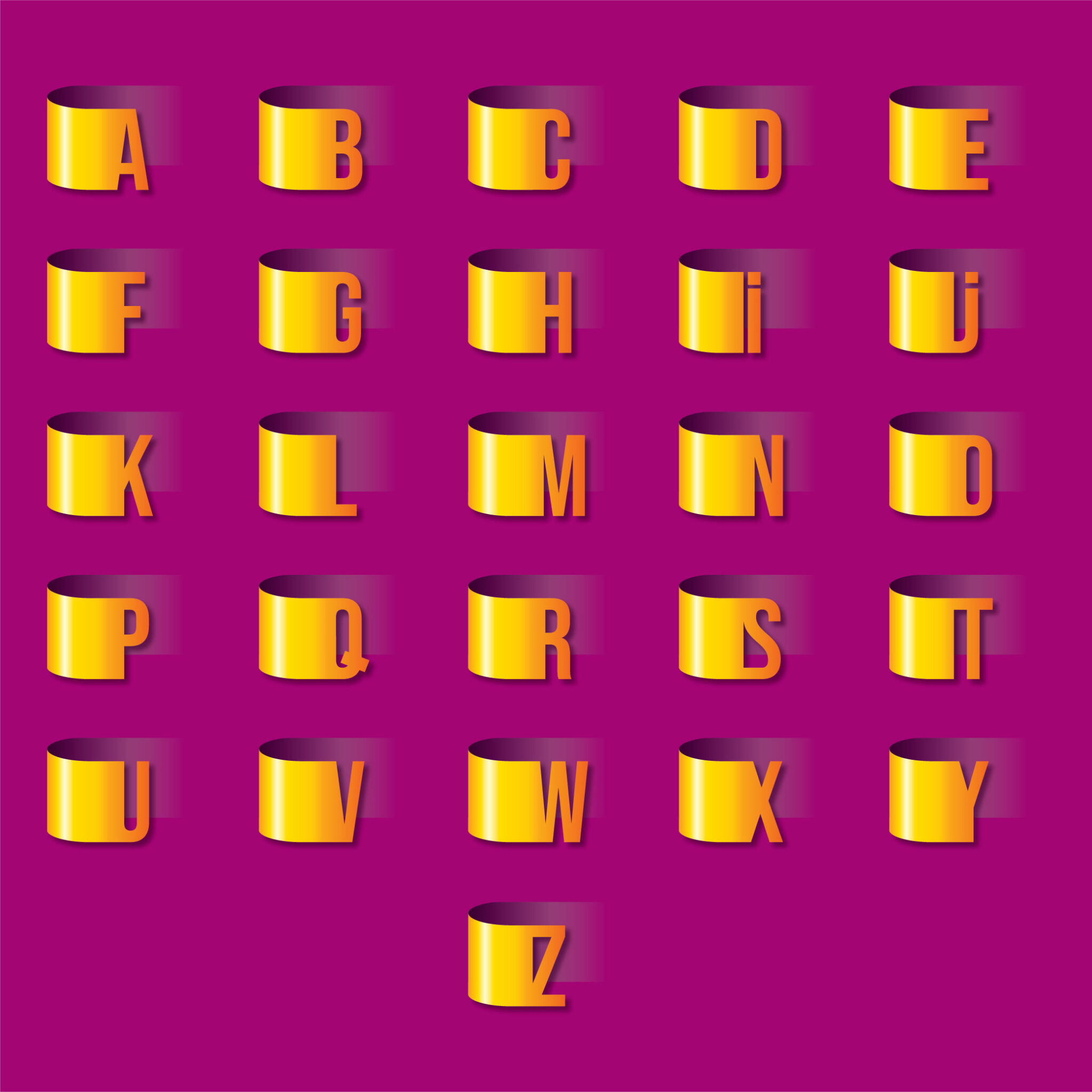 Folding Letter Logo Set in Just $10 Only - MasterBundles