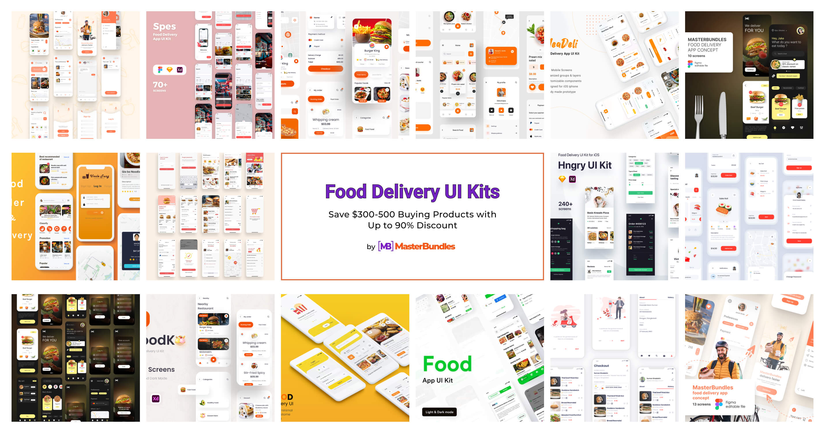 23+ Food Delivery UI Kits 2025 - MasterBundles
