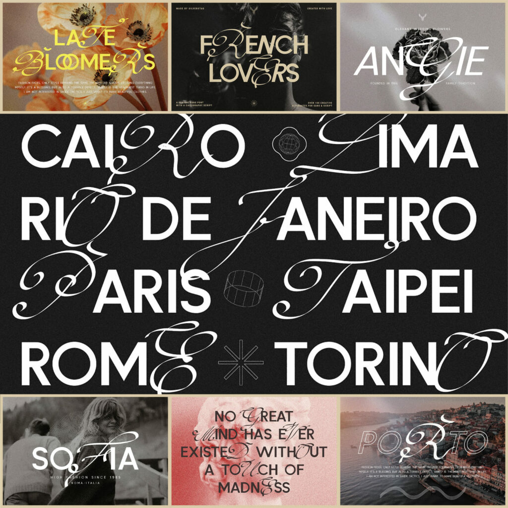 6 Baroque Script Fonts – MasterBundles