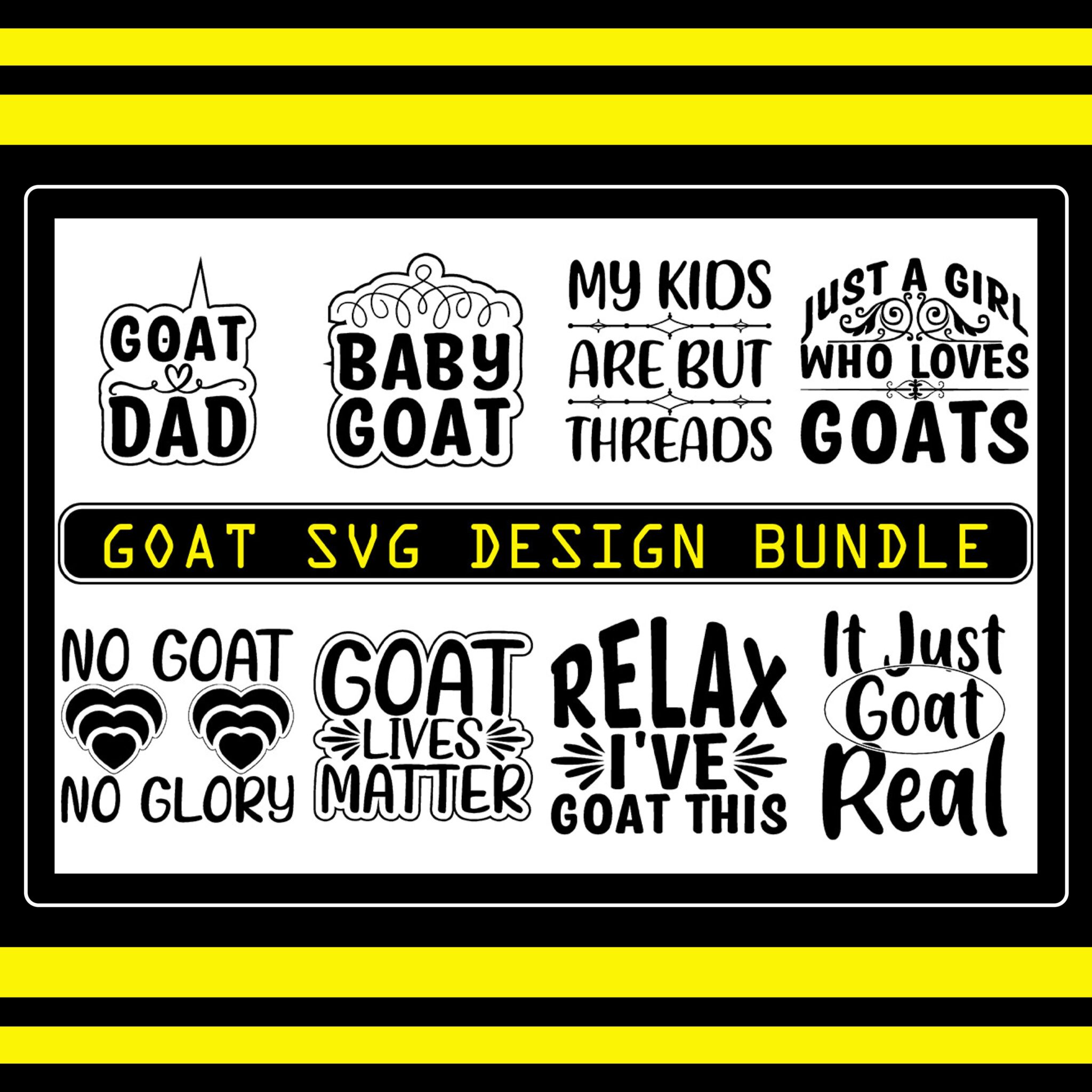 Goat SVG Bundle – MasterBundles