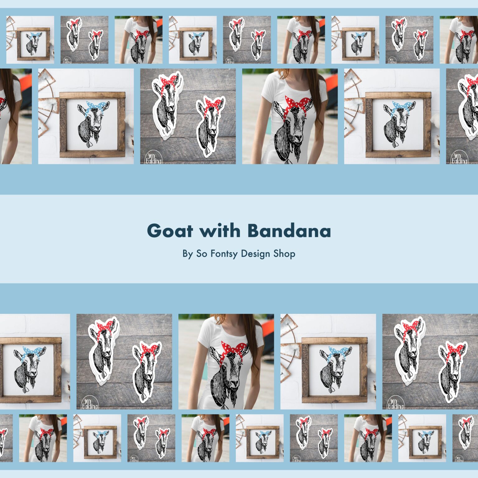 Goat SVG Bundle | Master Bundles