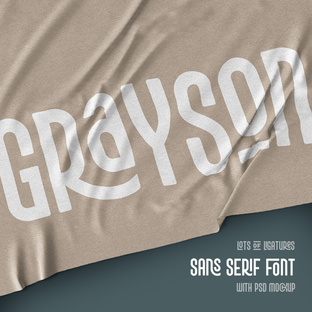 Grayson font & mockup - MasterBundles