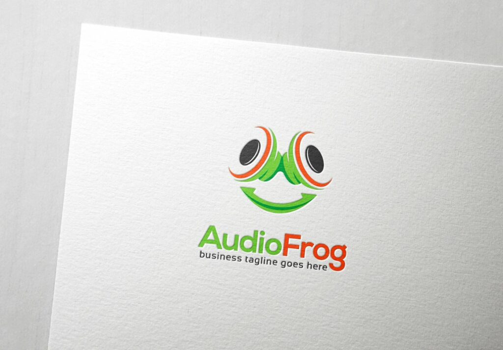 Audio Frog Logo – MasterBundles
