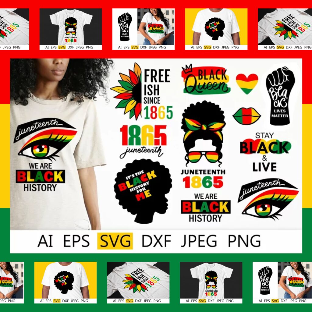 Juneteenth SVG Bundle. Black History Month. June 1865 – MasterBundles