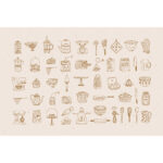 Kitchen Hand Drawing - MasterBundles