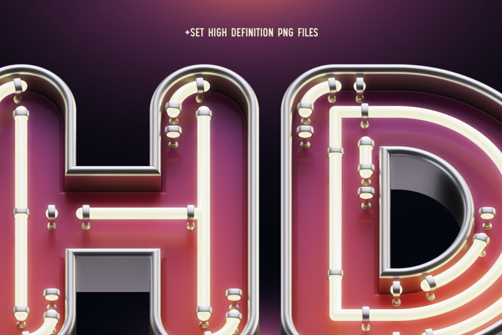 Lights UP color font - MasterBundles