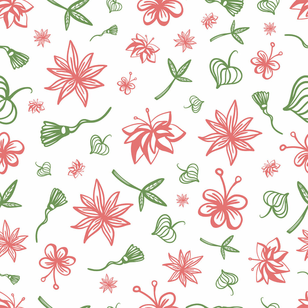Set of eight cute seamless patterns - MasterBundles