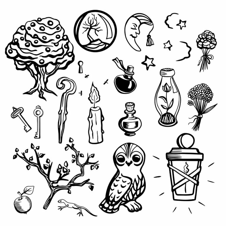 magic graphic elements set - MasterBundles