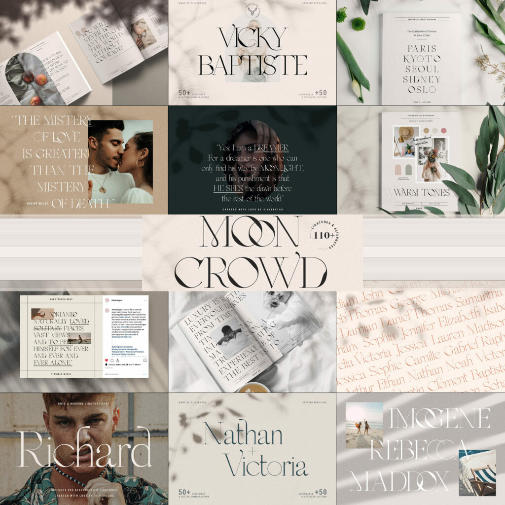 Moon Crowd - Elegant & Stylish Serif – MasterBundles