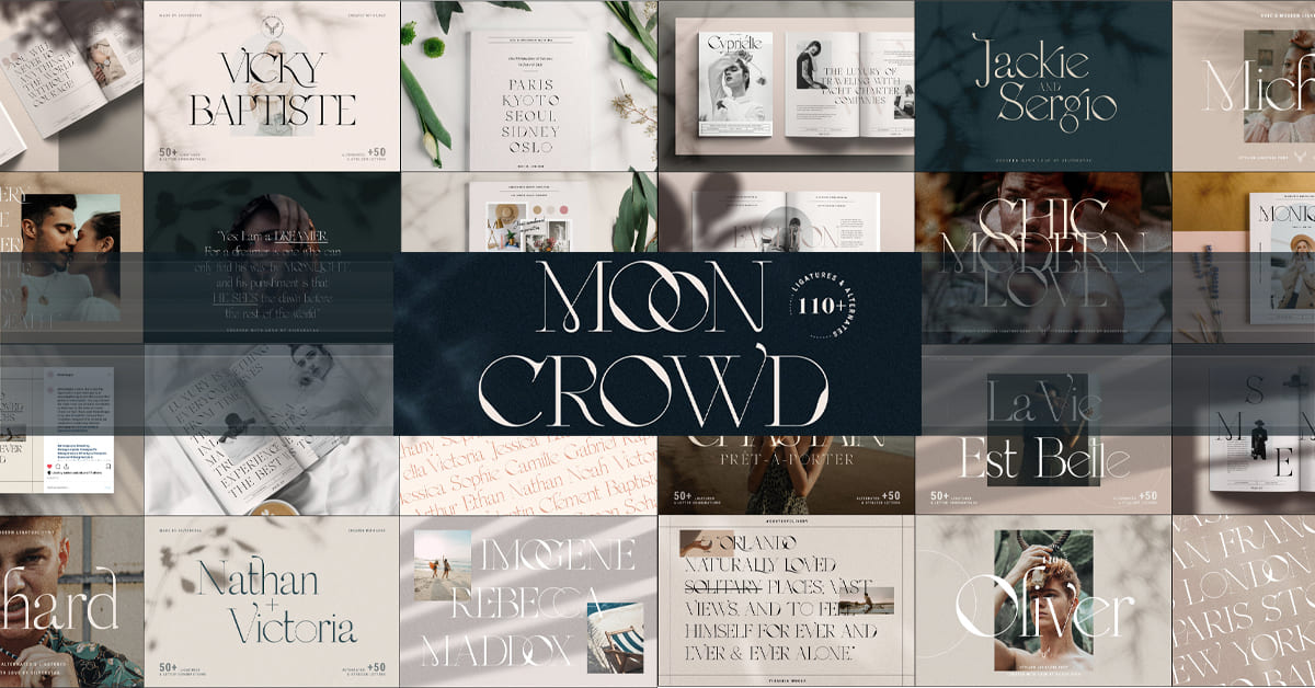Moon Crowd - Elegant & Stylish Serif – MasterBundles