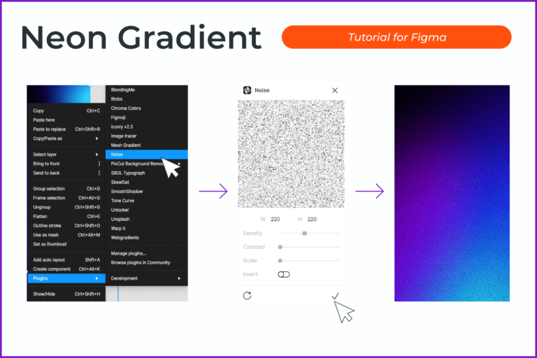 Neon & Space Gradients: Step-by-Step Tutorial in Figma
