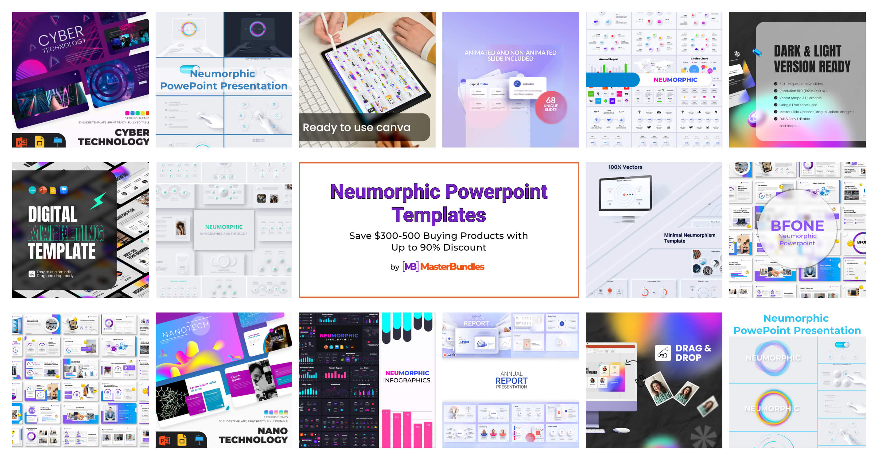 14+ Neumorphic PowerPoint Templates for 2025 - MasterBundles