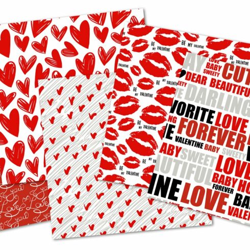 Valentines Day Digital Paper | Master Bundles