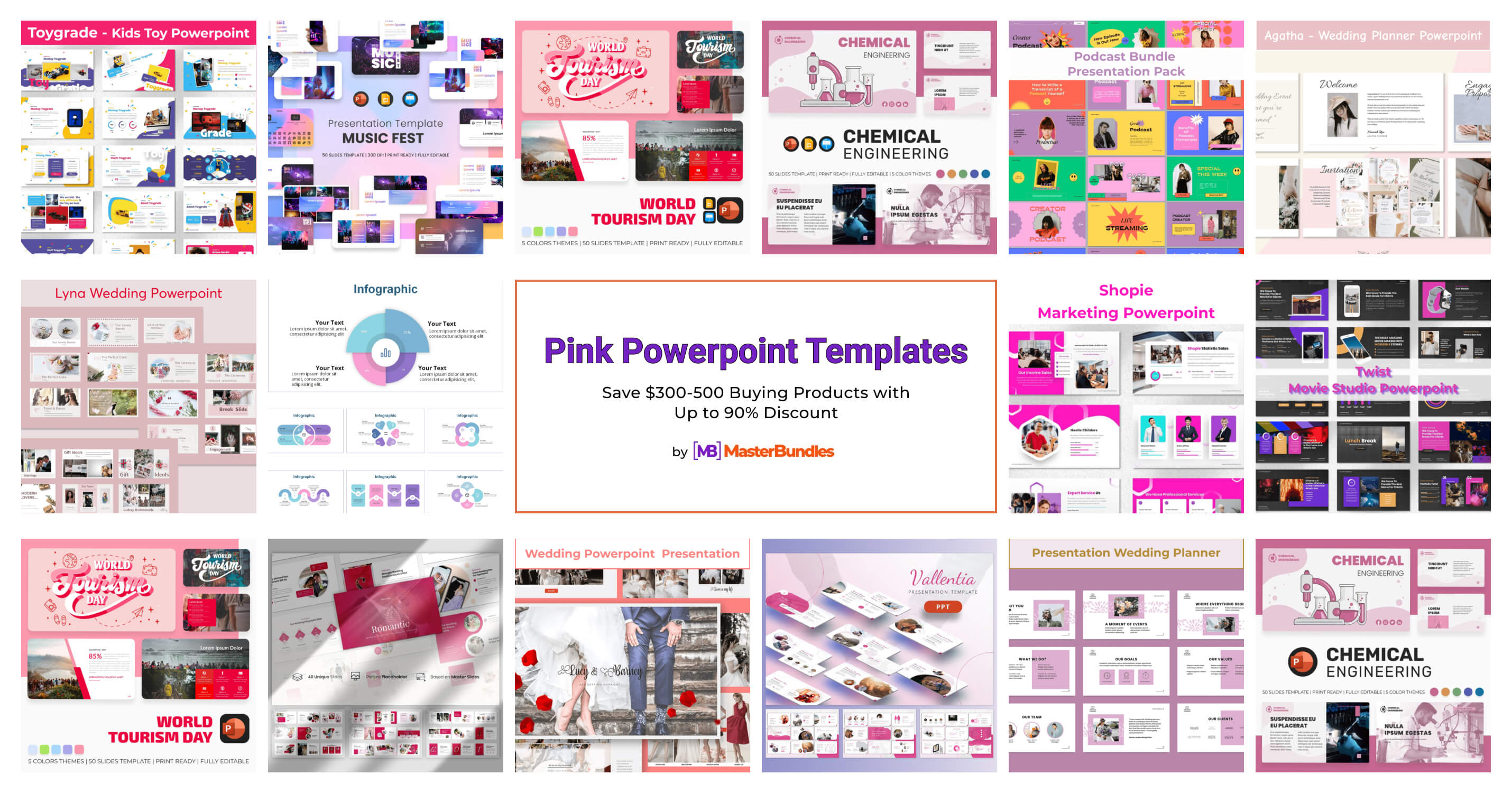 19+ Pink PowerPoint Templates for 2025 - MasterBundles