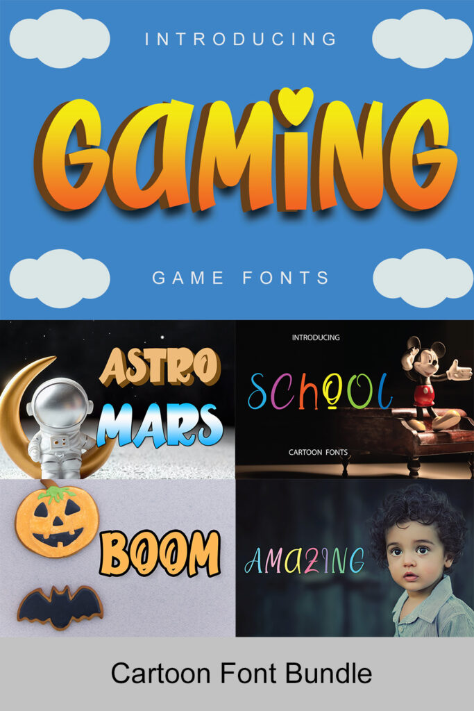 Cartoon Font Bundle - MasterBundles