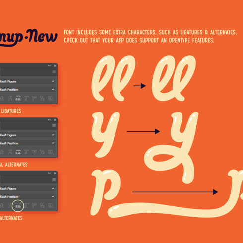 Pinup New! Font and Illustration. | MasterBundles