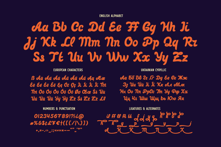 Pinup New! Font and Illustration. - MasterBundles