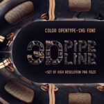 Pipeline - Color Bitmap Font - MasterBundles