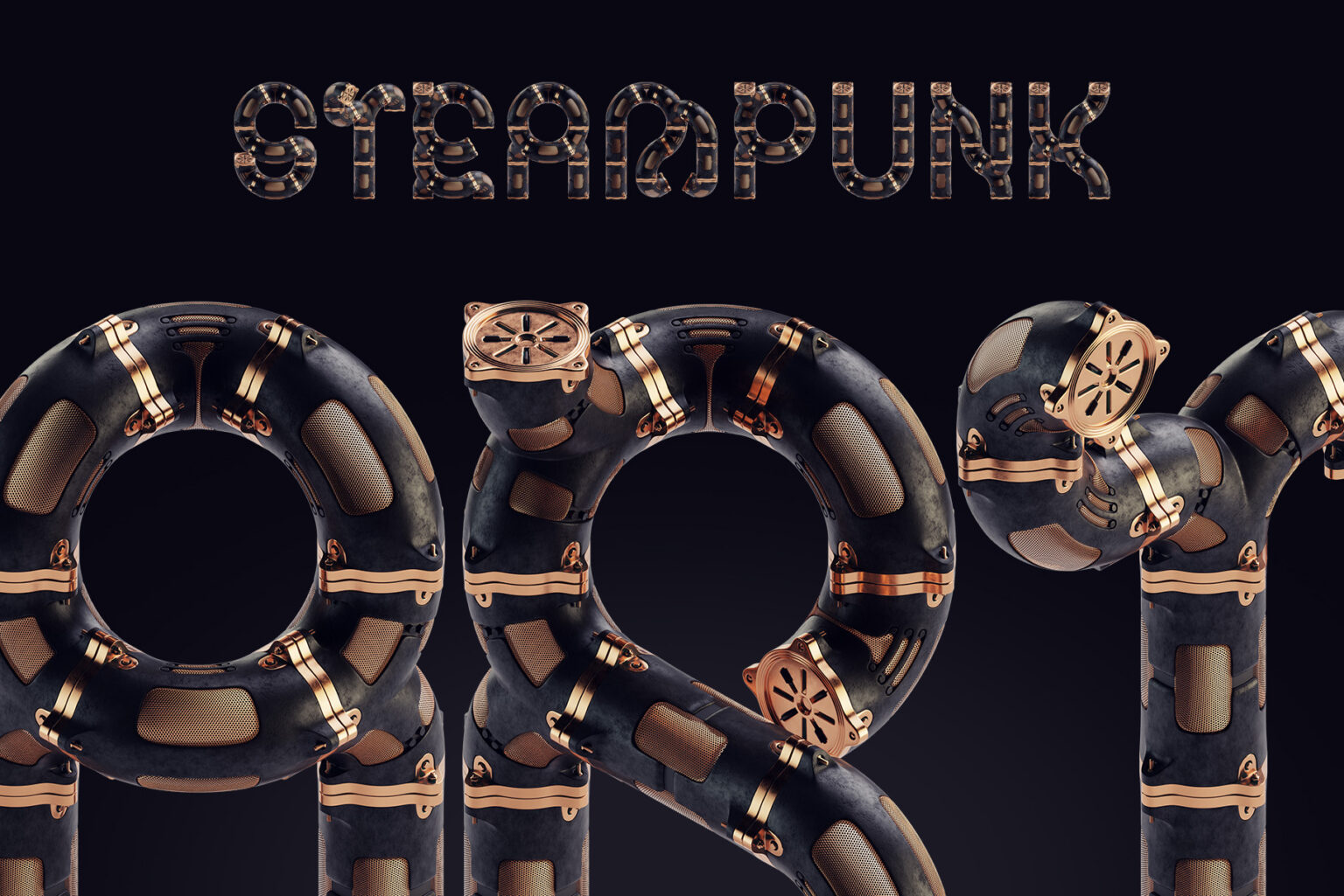 Pipeline - Color Bitmap Font - MasterBundles