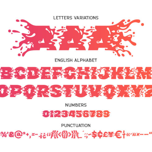 Plop liquid font | MasterBundles