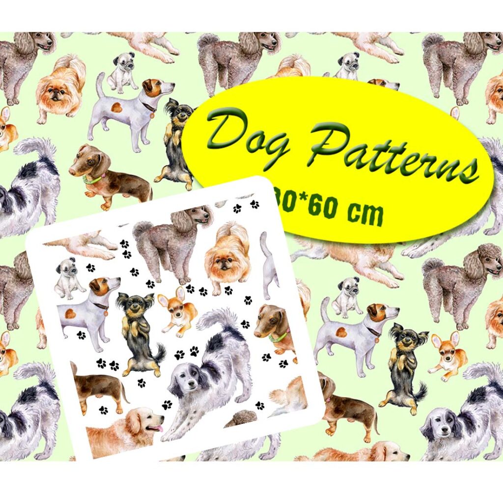 Puppy Dog Digital Papers. Seamless patterns - MasterBundles