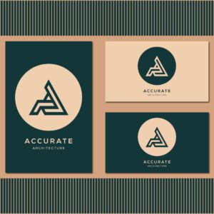 Letter A & Architecture Design Logo Template | MasterBundles